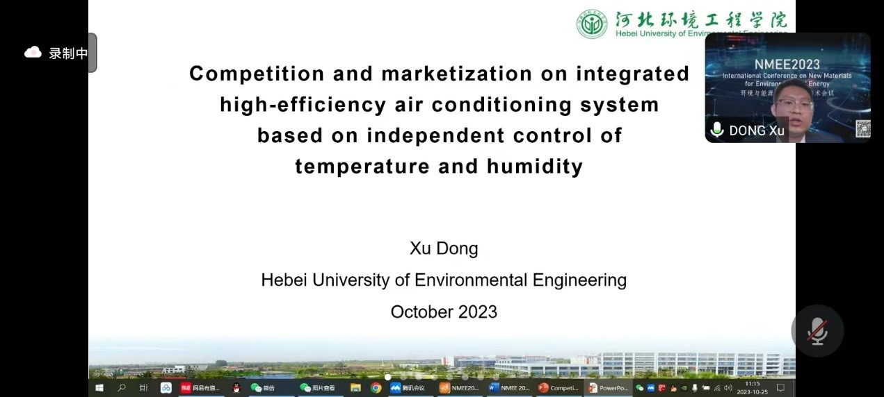 International Conference on New Materials for Environment and Energy ...